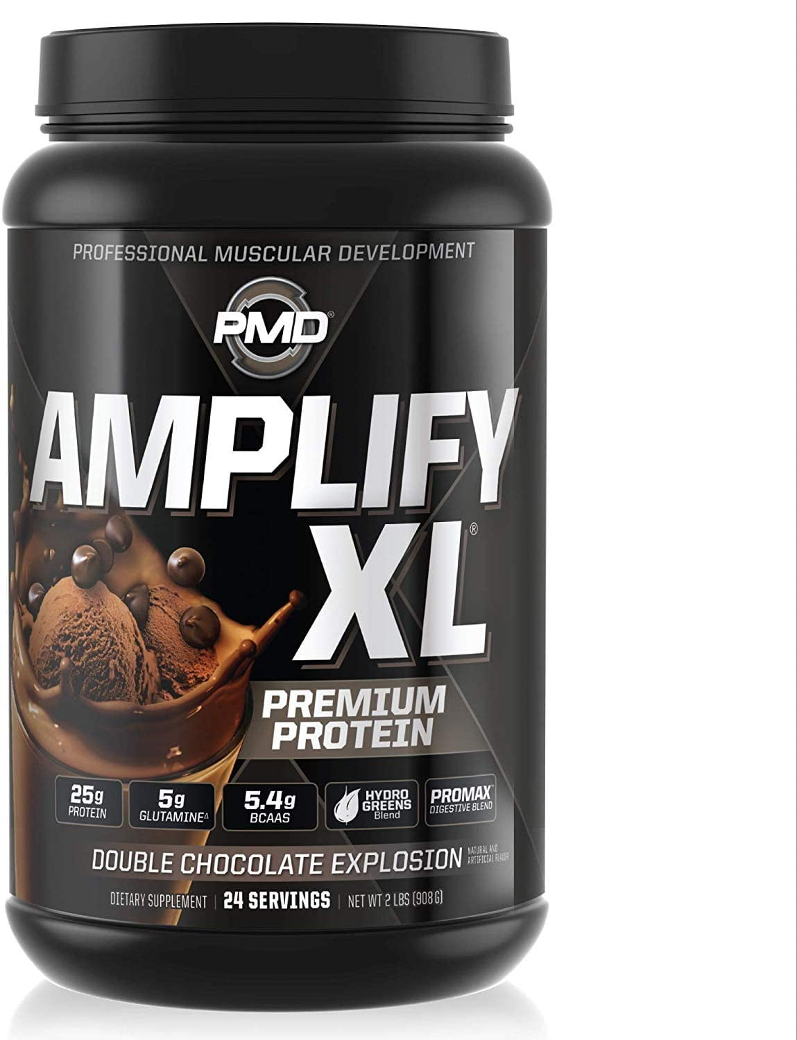PMD Sports Amplify XL Premium Whey Protein Supplement Hydro Greens ...