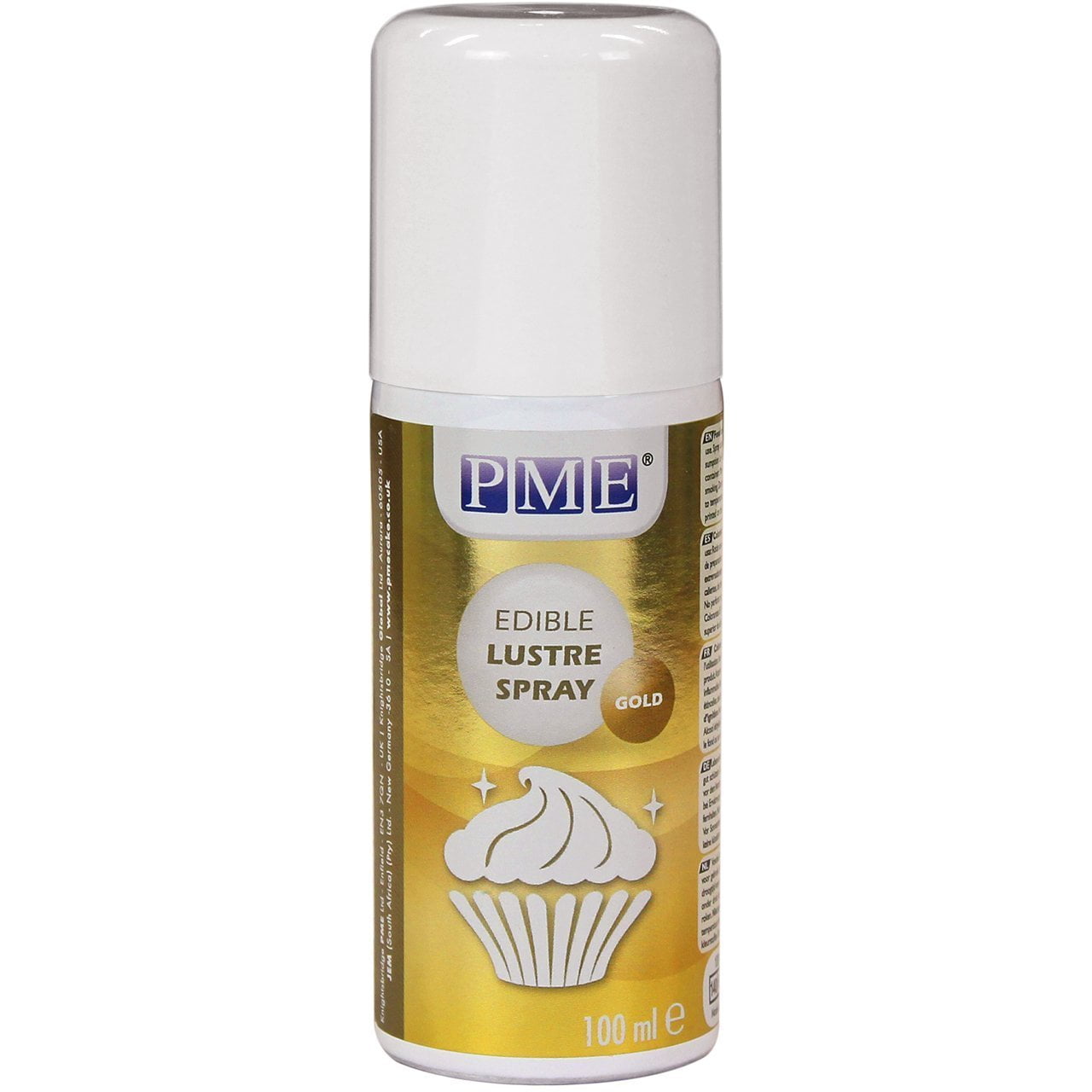 PME Edible Lustre Spray, Gold, 3.3 Ounce - Walmart.com