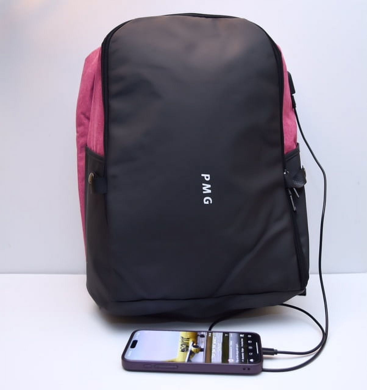 PMG: Anti -Theft Travel Backpack with USB Charging Port and Security ...