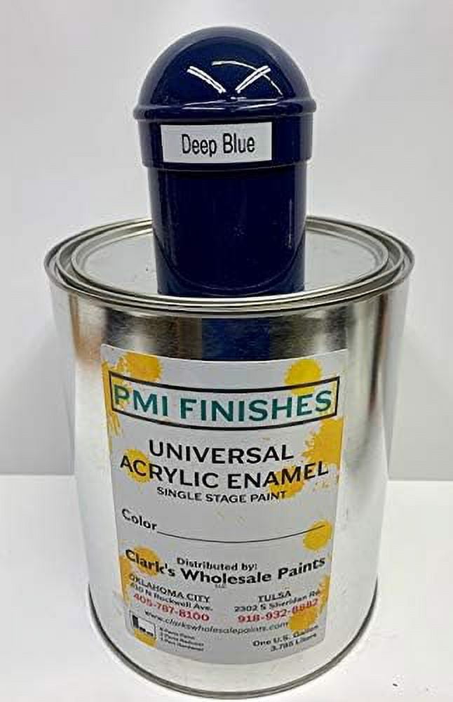 PMI Acrylic Enamel Single Stage Paint Kit (Gallon, Deep Blue) - Walmart.com