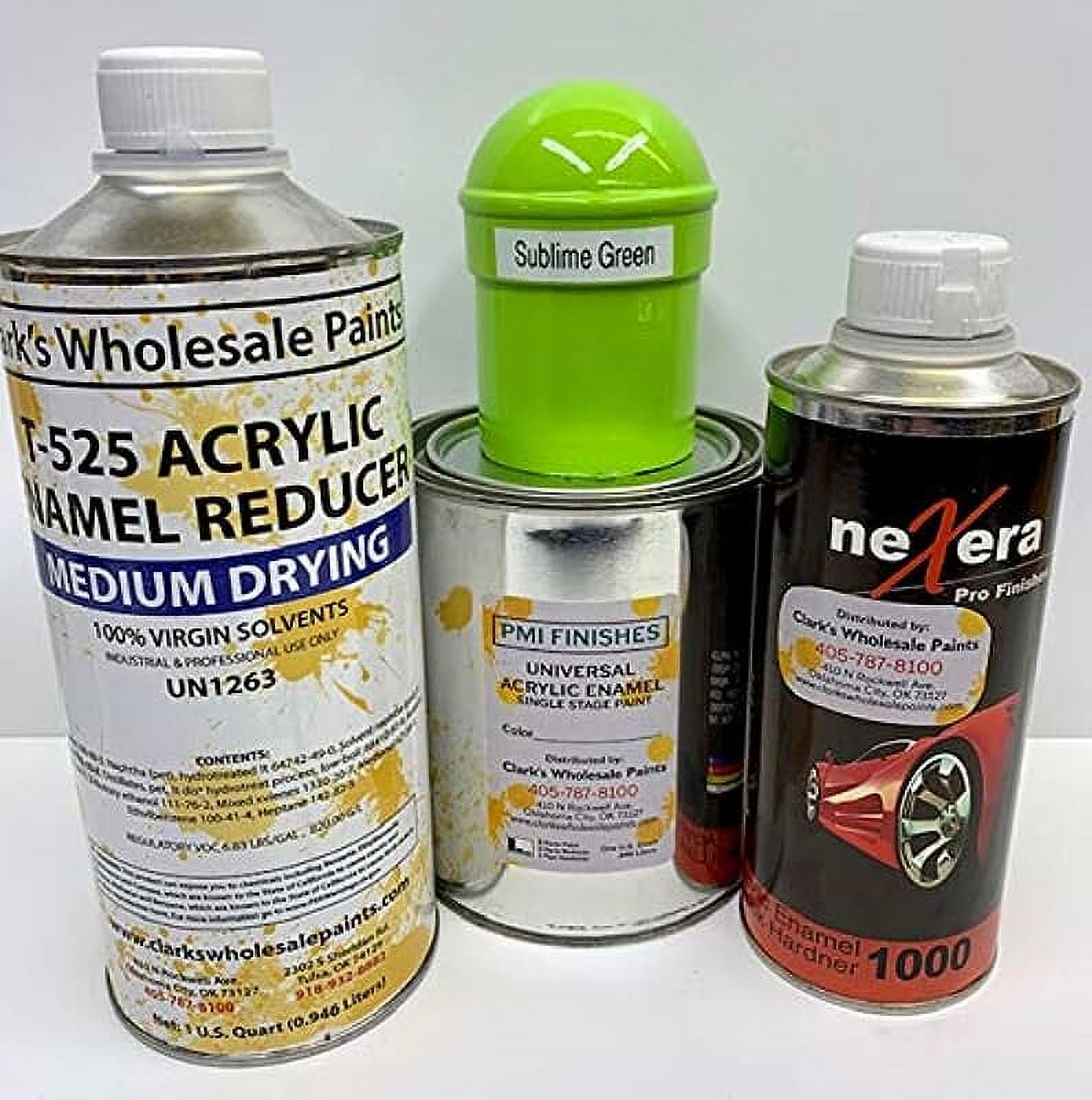 P.M.I. Acrylic Enamel Single Stage Paint Kit, Sublime Green, Quart ...