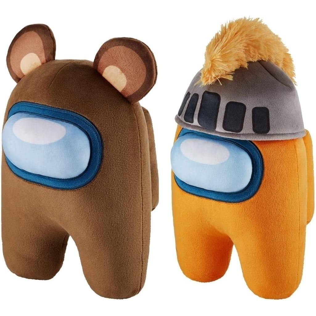 PMI Among Us Plush Doll Knighted Knight Unbearable Bear 12 Inch Brown Orange - Walmart.com