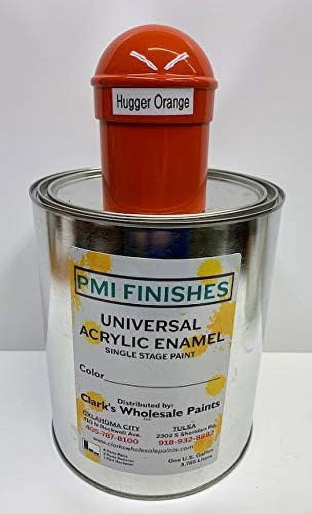 PMI Automotive Acrylic Enamel Single Stage Paint (Gallon, Hugger Orange ...