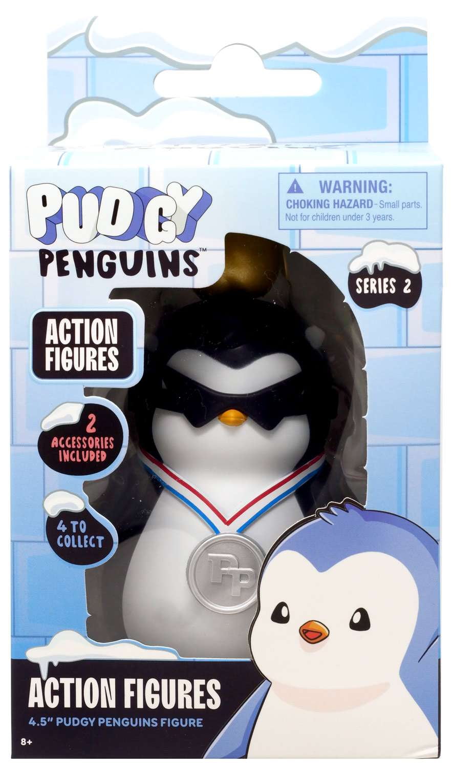 PMI Pudgy Penguins Series 2 Gold Egg on Head Action Figure - Walmart.com