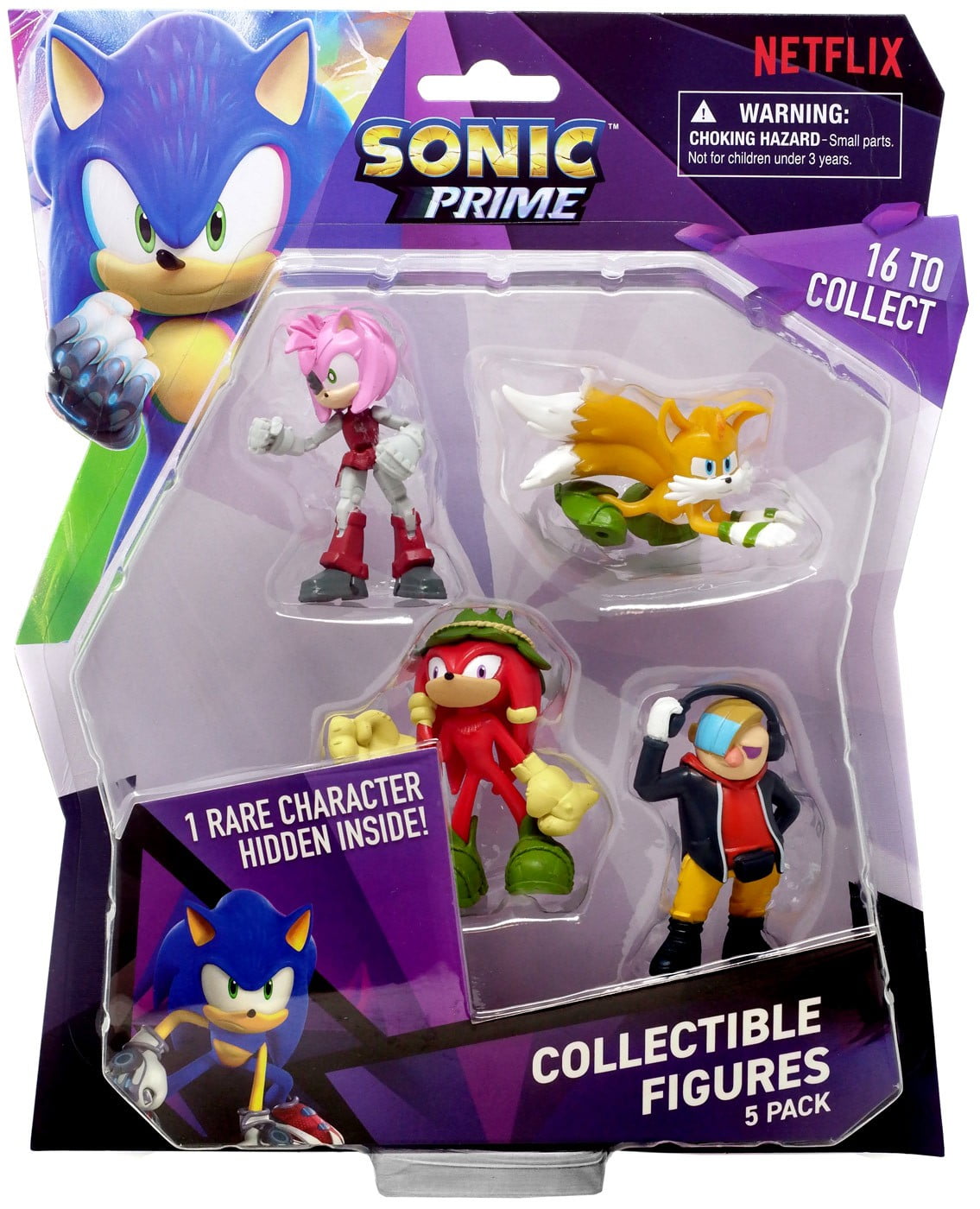 Sonic Series 1 Action Figurines: Tails, Amy, Knuckles, Dr. Dont ...