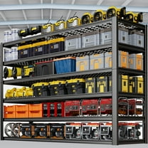 REIBII 84" H Garage Shelving Unit 3500LBS Heavy Duty Adjustable 6-Tier ...