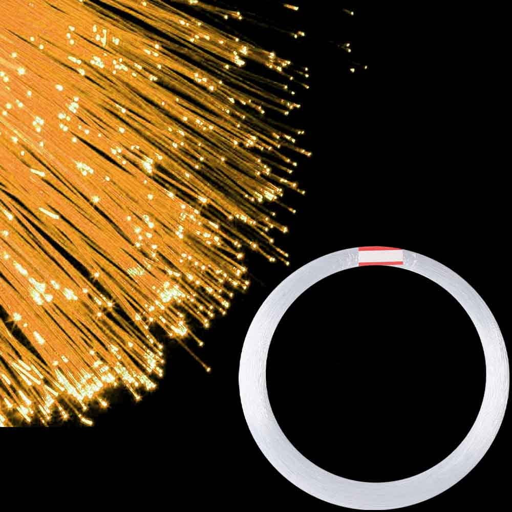 PMMA Plastic End Glow Fiber Optic Cable 0.06in(1.5mm) 328ft(100m)/Roll ...