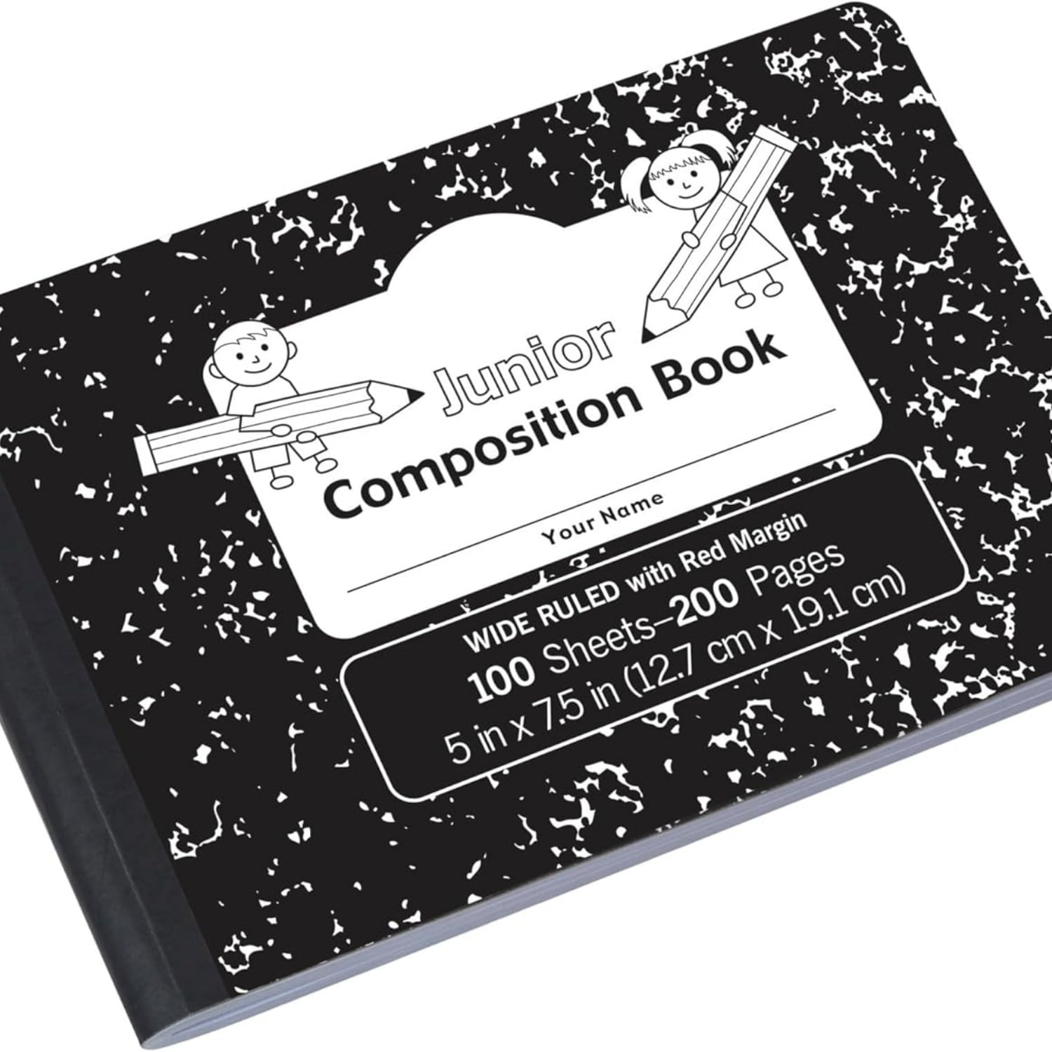 PMMK37090 Pacon Junior Composition Book, 5 x 7-1/2 Inches, 3/8 Inch ...