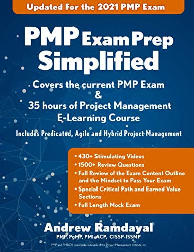 Pre-Owned PMP Exam Prep Simplified: Covers the Current PMP Exam and Includes a 35 Hours of ...