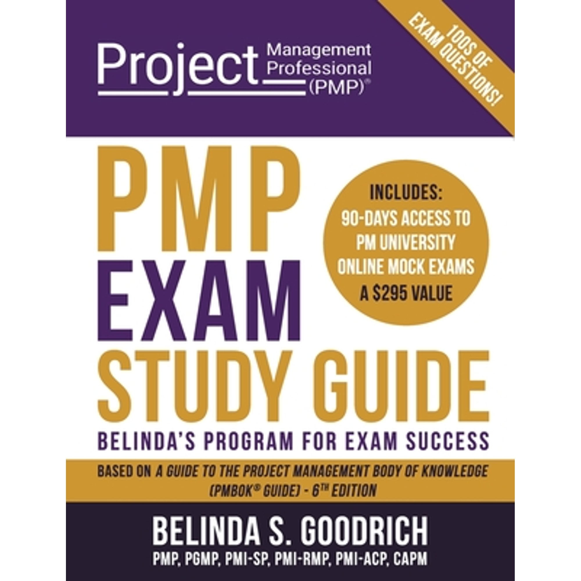 Pre-Owned PMP Exam Study Guide: Belinda's Program for Exam Success ...