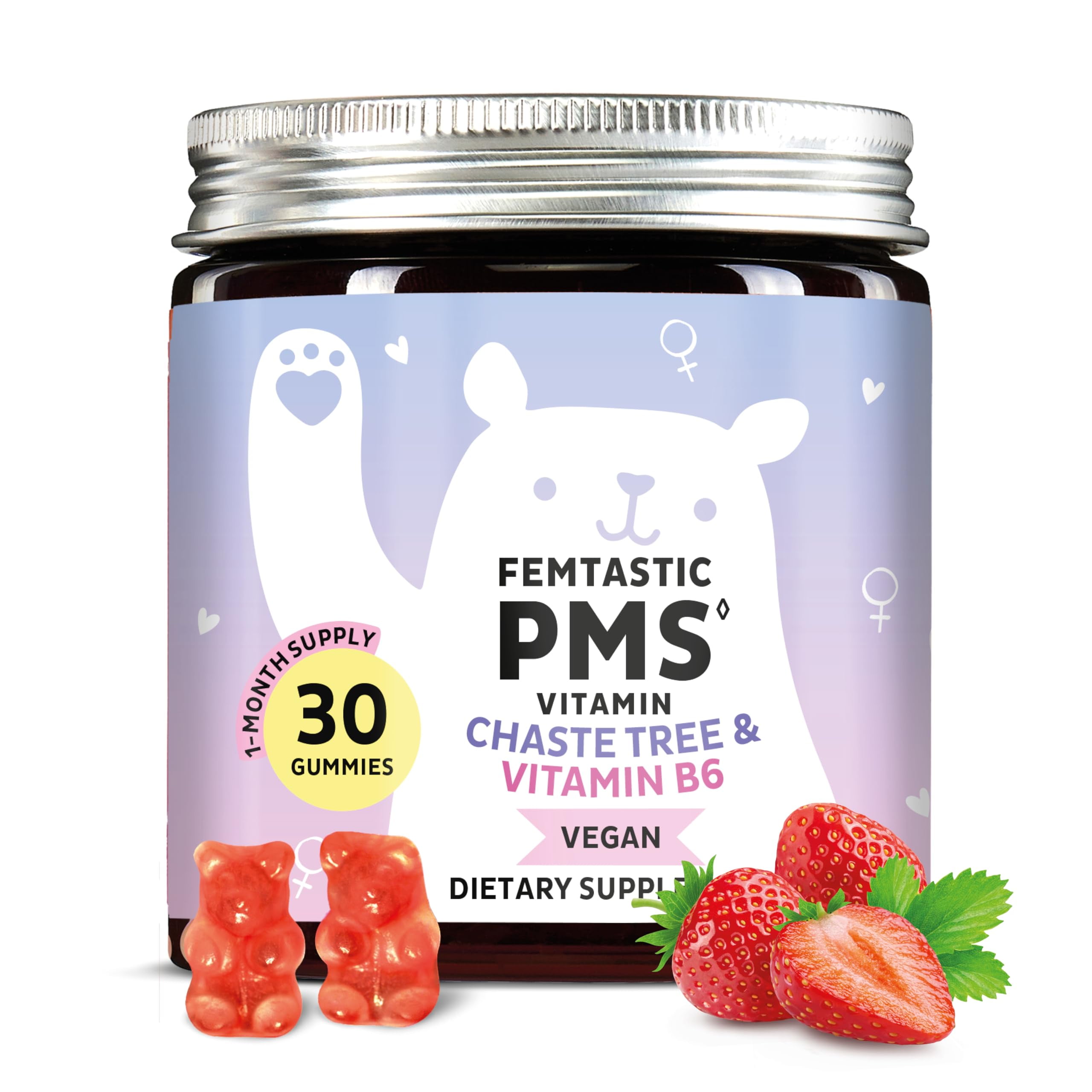 PMS Support Supplement for Women. Menstrual Relief Gummies to Target ...