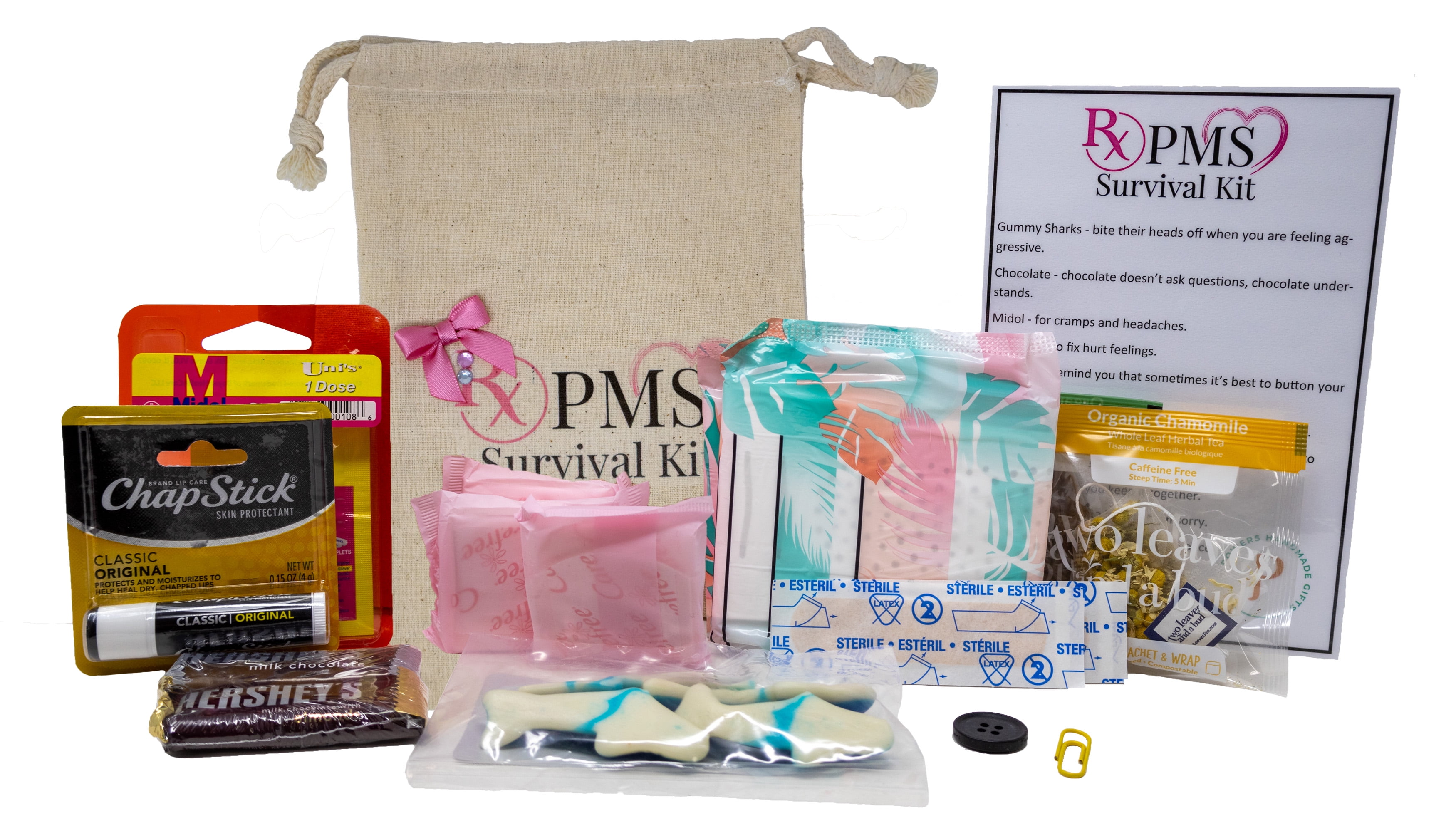 PMS Survival Kit | 9 Inch Custom Gift Bag - Walmart.com