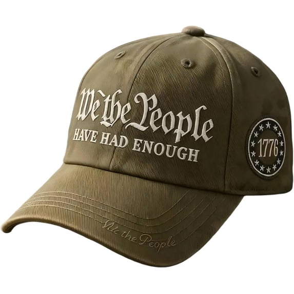 PMSFBOYP We The People Have Had Enough Baseball Cap,1776 Star Badge ...