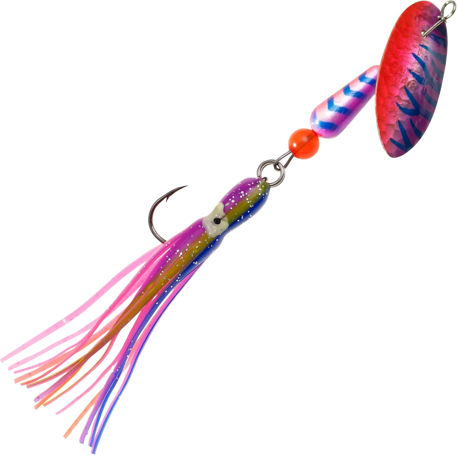 PMSSTUVHHS Salmon & Steelhead Hammered Hoochie Skirt Spinning Lure ...