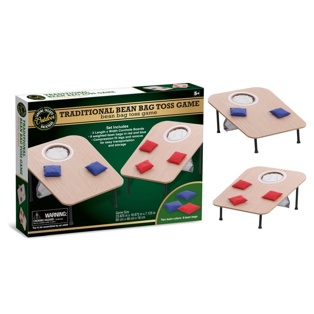 PMT Holdings, Traditional Wooden Bean Bag Toss Game - Walmart.com