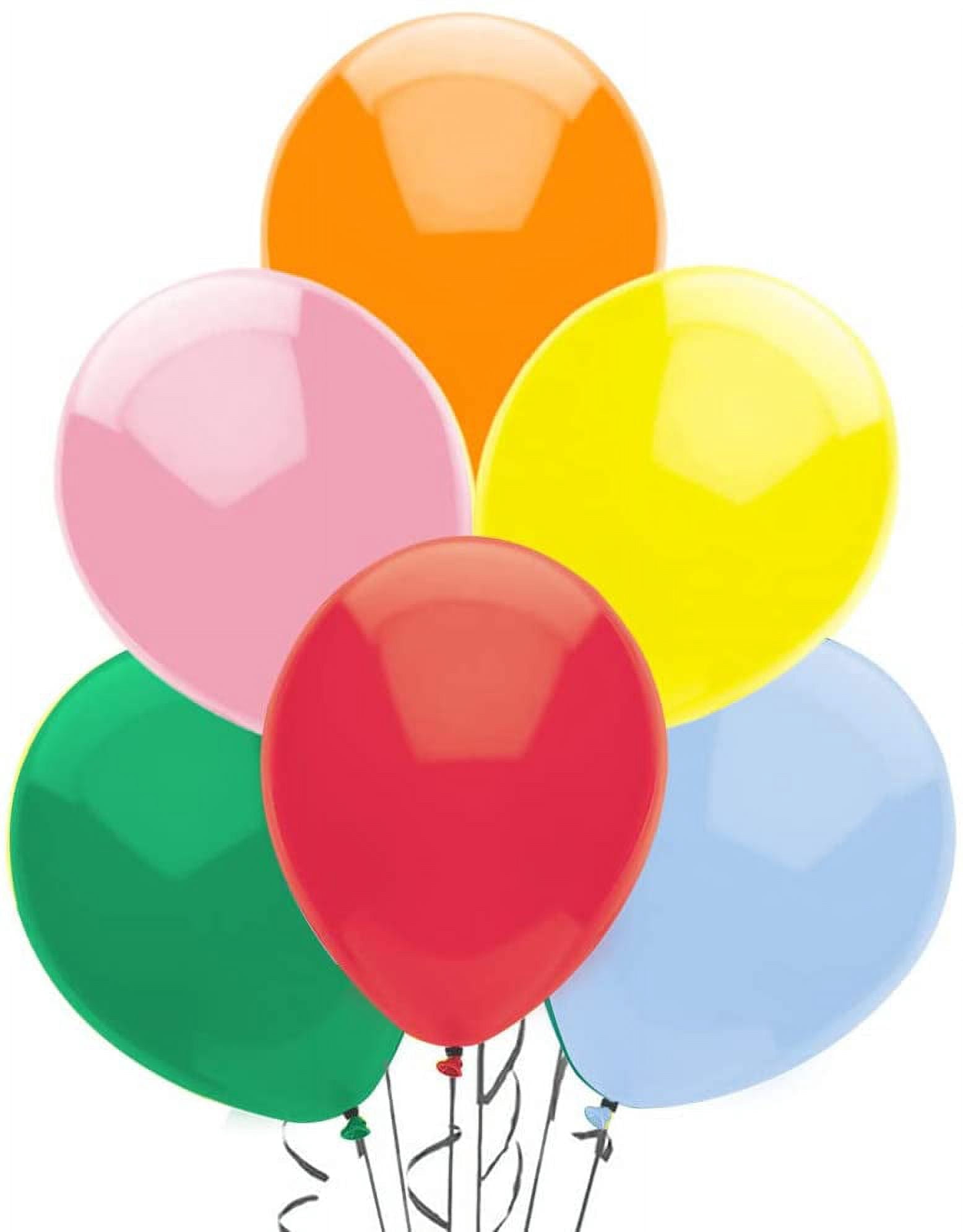 PMU 12 Inch Round Standard Assortment Latex Balloon Pkg/144 - Walmart.com