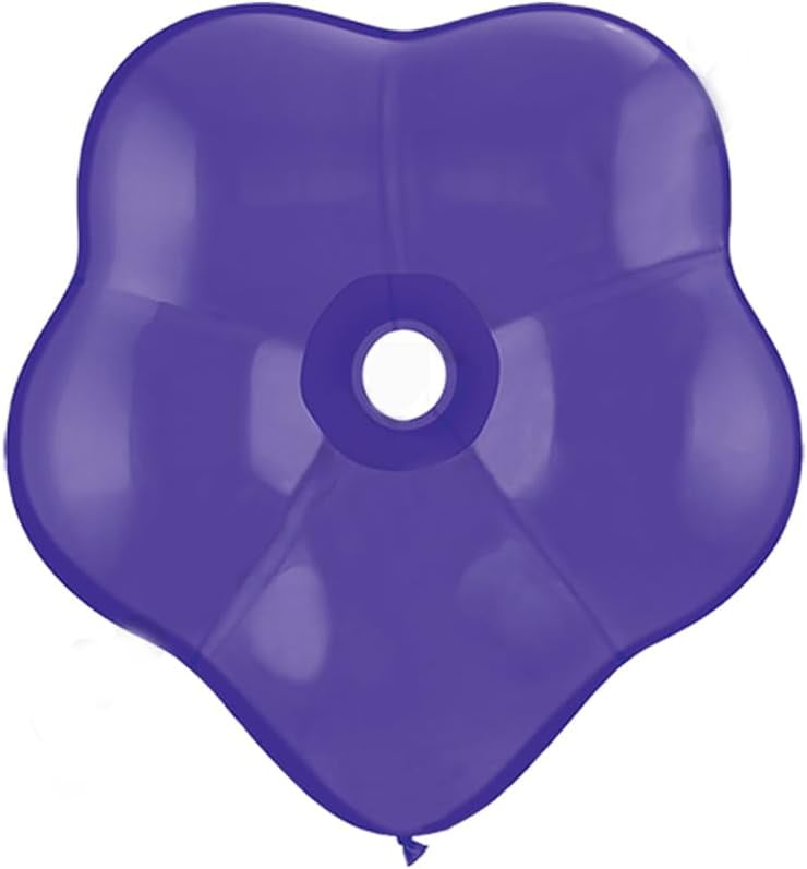 PMU 16 Inches Flower Blossom Balloons Purple Latex (50/Pkg) Pkg/1 ...
