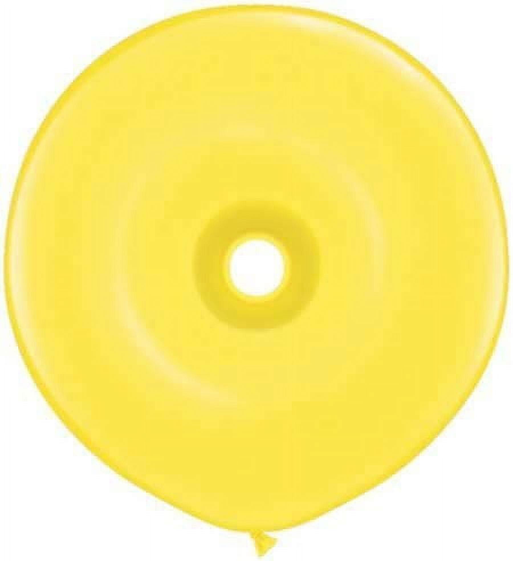 PMU 16 Inches Geo Donut Balloons Yellow Latex (50/Pkg) Pkg/1 - Walmart.com