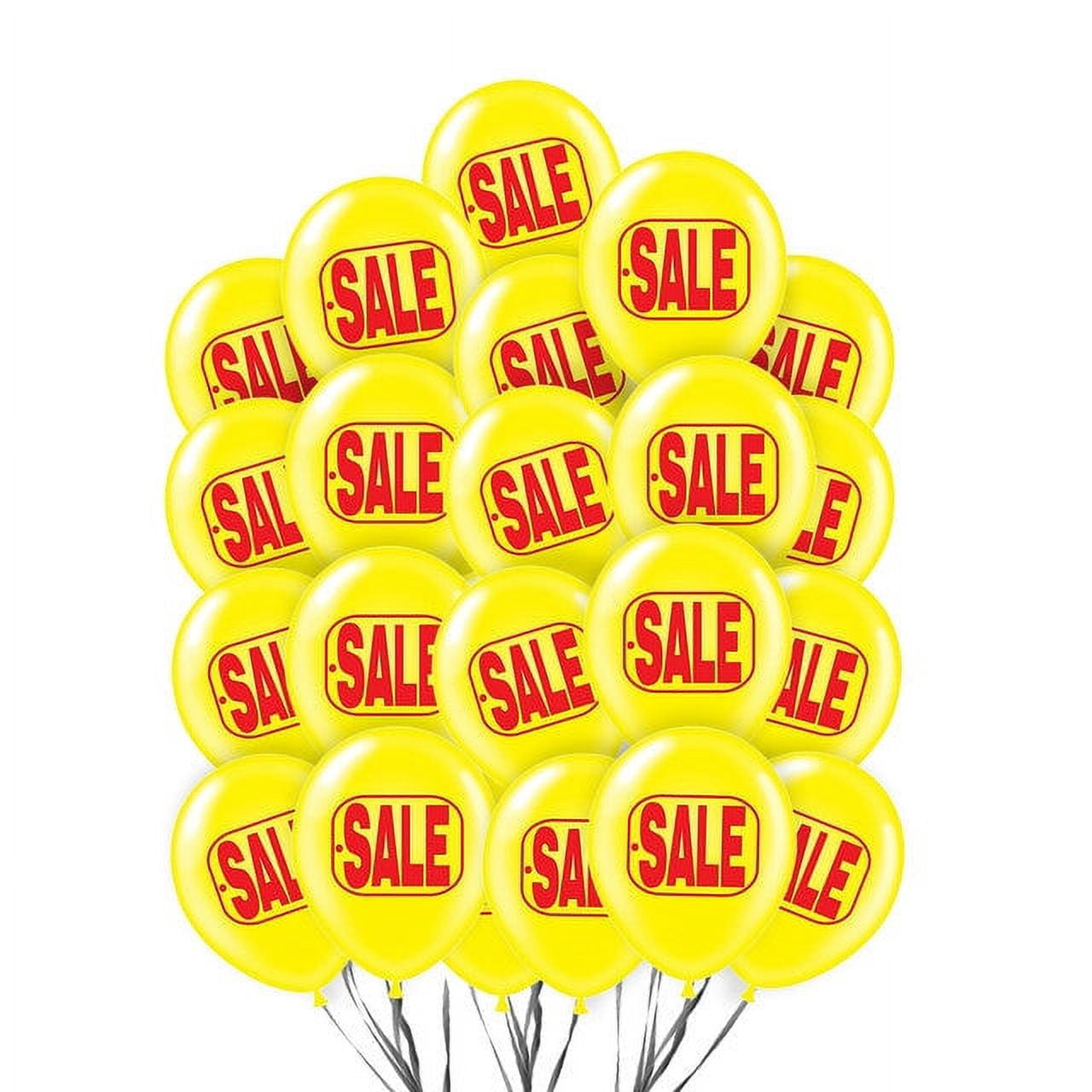 PMU 17 Inch Promotional Outdoor Display "SALE" Print Latex Balloons Sun ...