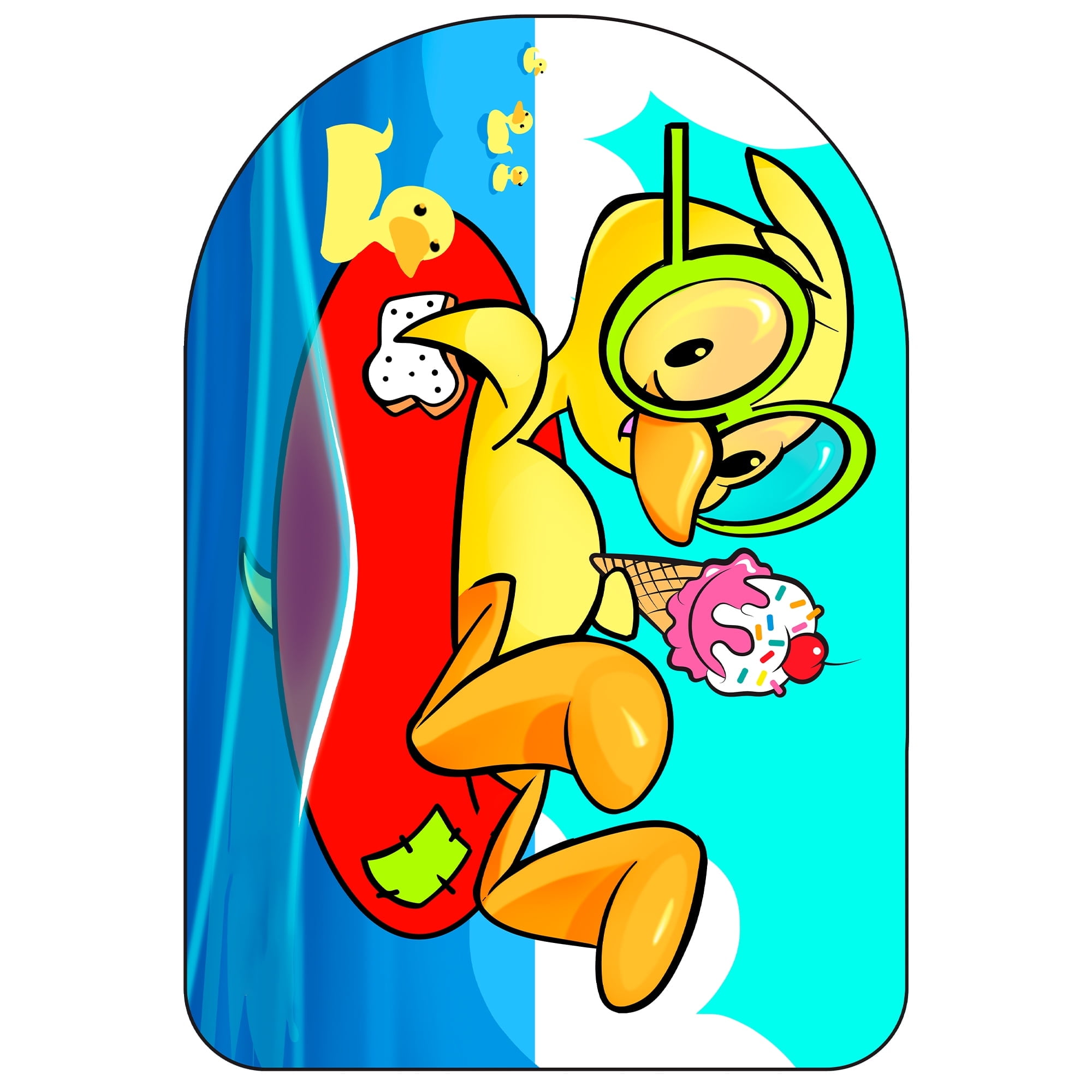 PMU 18 Inch Kickboard, Duck Training KickBoard Pool Exercise Swimming (1/pkg) Pkg/1 - Walmart.com