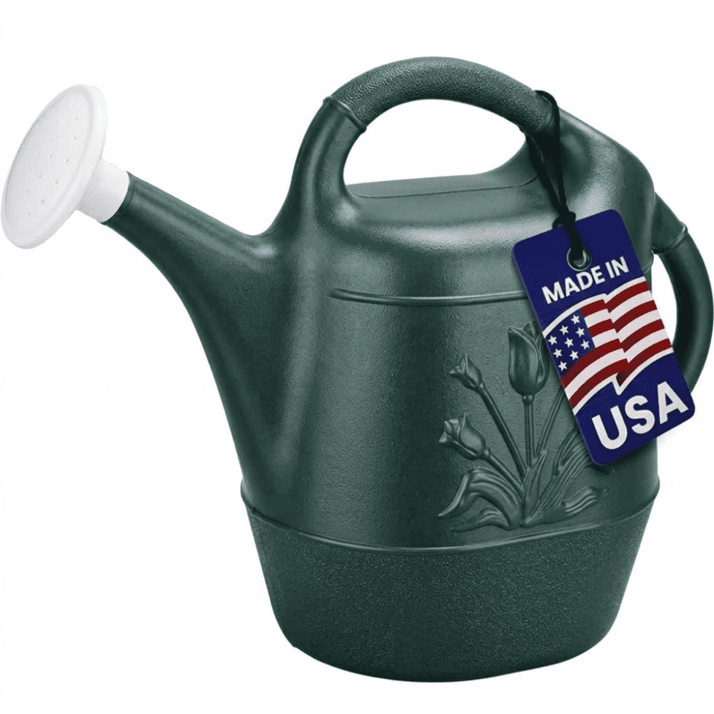 PMU 2 Gallon Watering Can, Plastic with Detachable Sprinkler Head ...