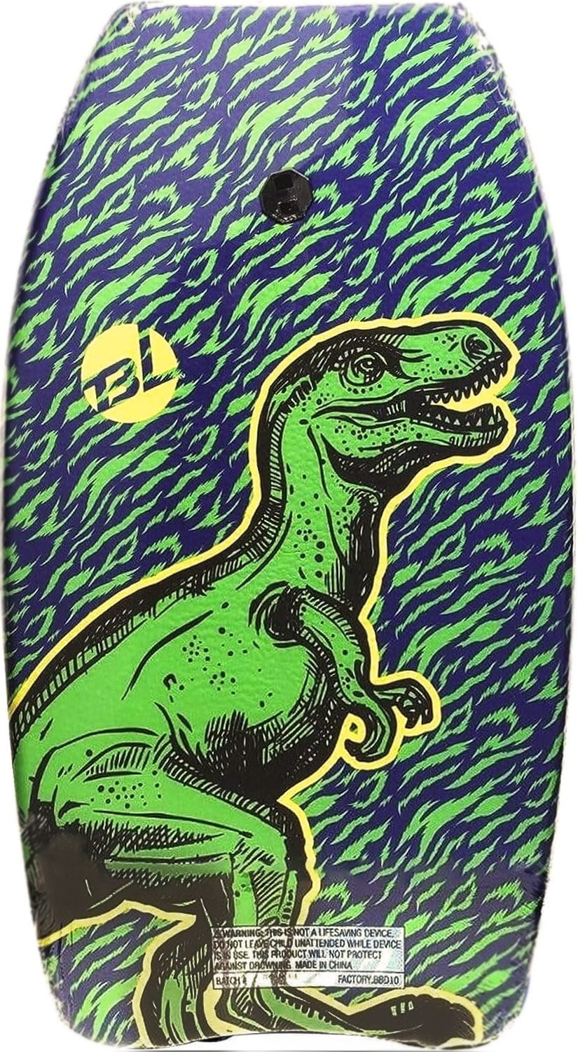 PMU 33 Inch Graphics Printed Bodyboard - Lightweight Wrist Leash Slick ...