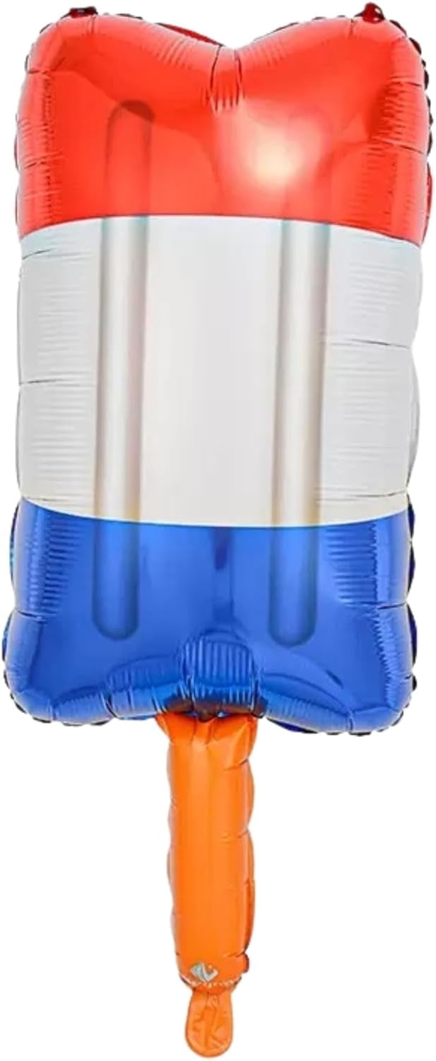 PMU 35 inch Tricolor Popsicle, 4th of July Balloons, Independence Day ...