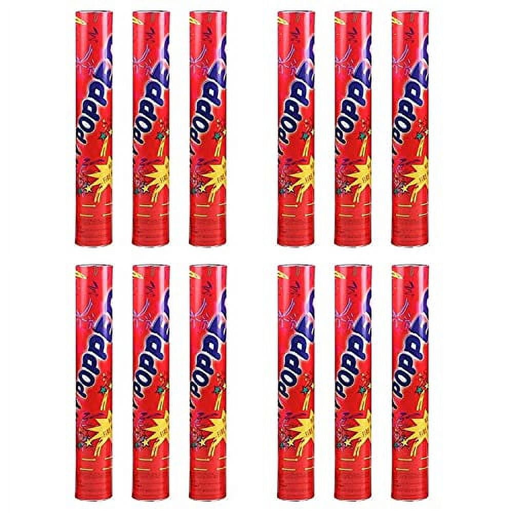 PMU Air Compressed Indoor/Outdoor Safe Confetti Poppers, 12" - Walmart.com