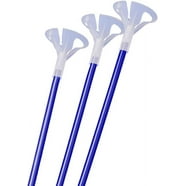 Clear Balloon Sticks With Cup - Party Decor - 144 Pieces - Walmart.com