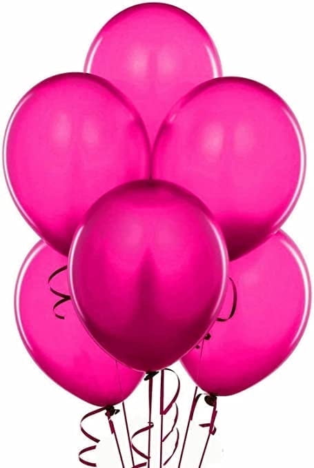 PMU Balloons 11 Inch PartyTex Premium Raspberry Magenta Latex Pkg/25 ...