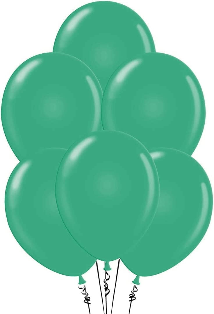 PMU Balloons 17 Inch PartyTex Jade Green Premium Helium Quality Latex ...