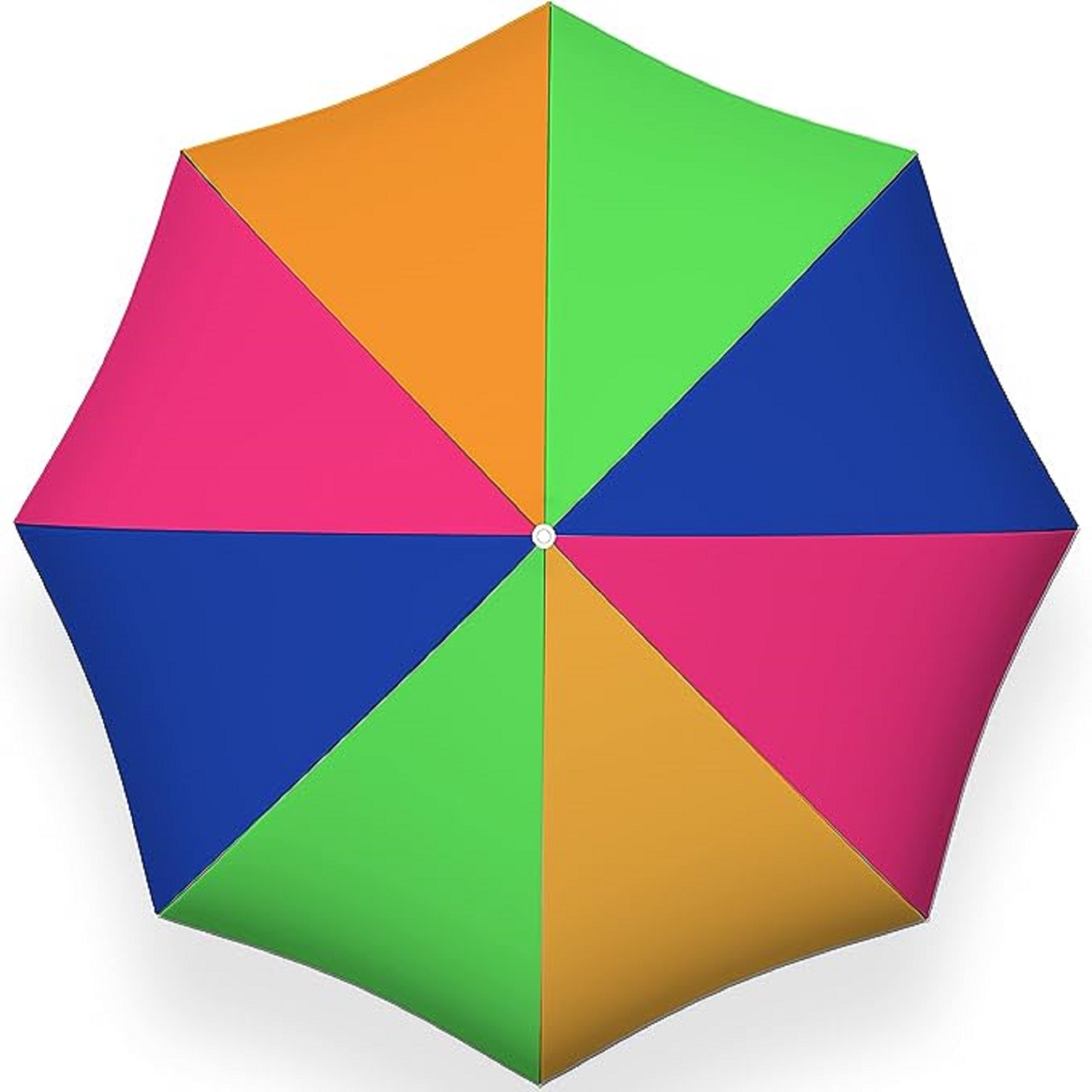 PMU Beach Umbrella 6 feet Opens to 72 inches Multicolor Beach Parasol ...