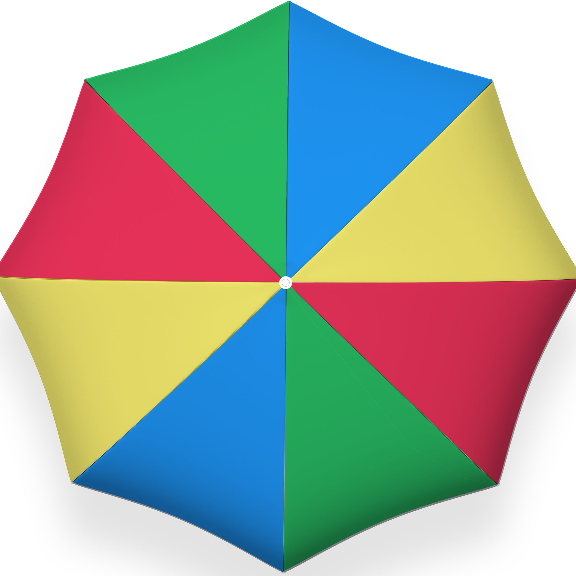 PMU Beach Umbrella 6 feet Opens to 72 inches Multicolor Beach Parasol ...