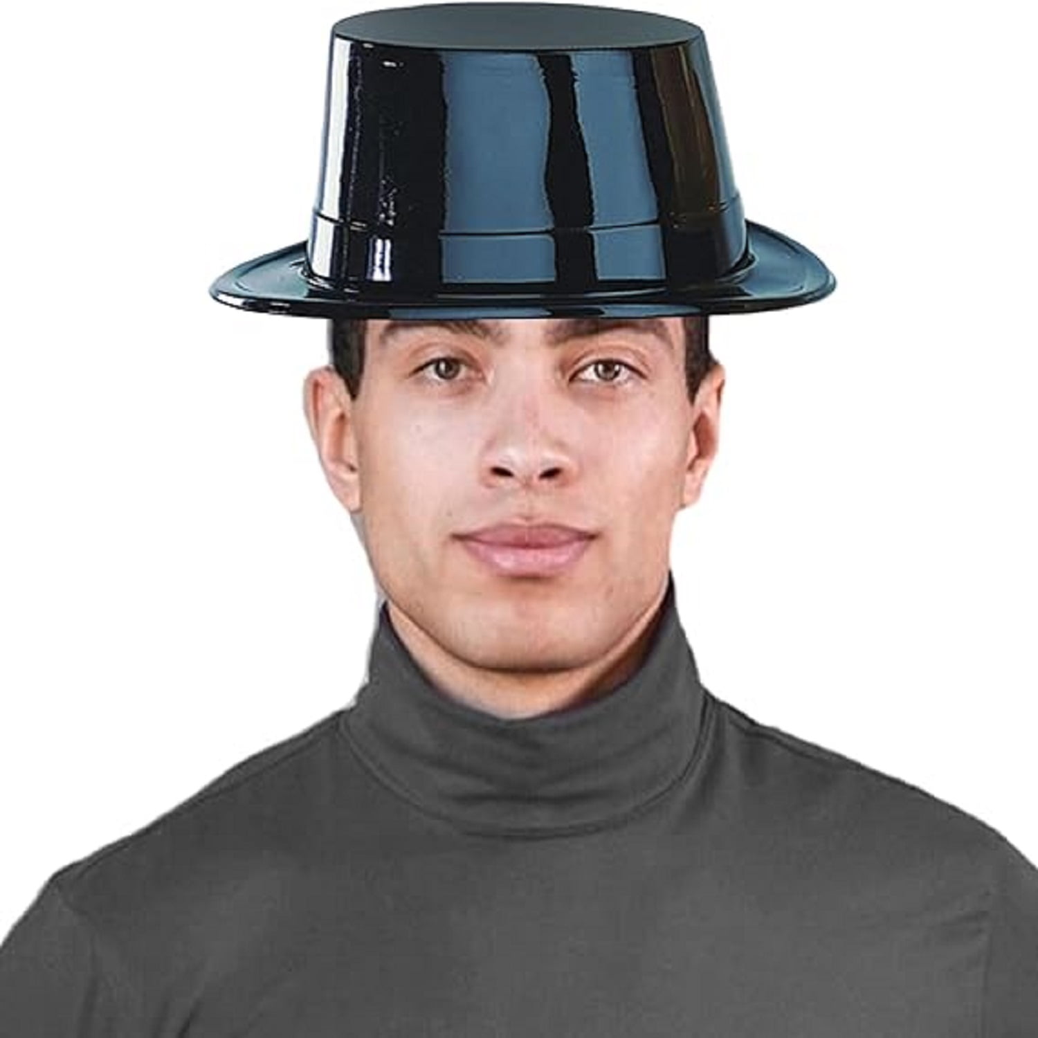 PMU Black Plastic Topper Hat Party Accessory (1/pkg) Pkg/1 - Walmart.com