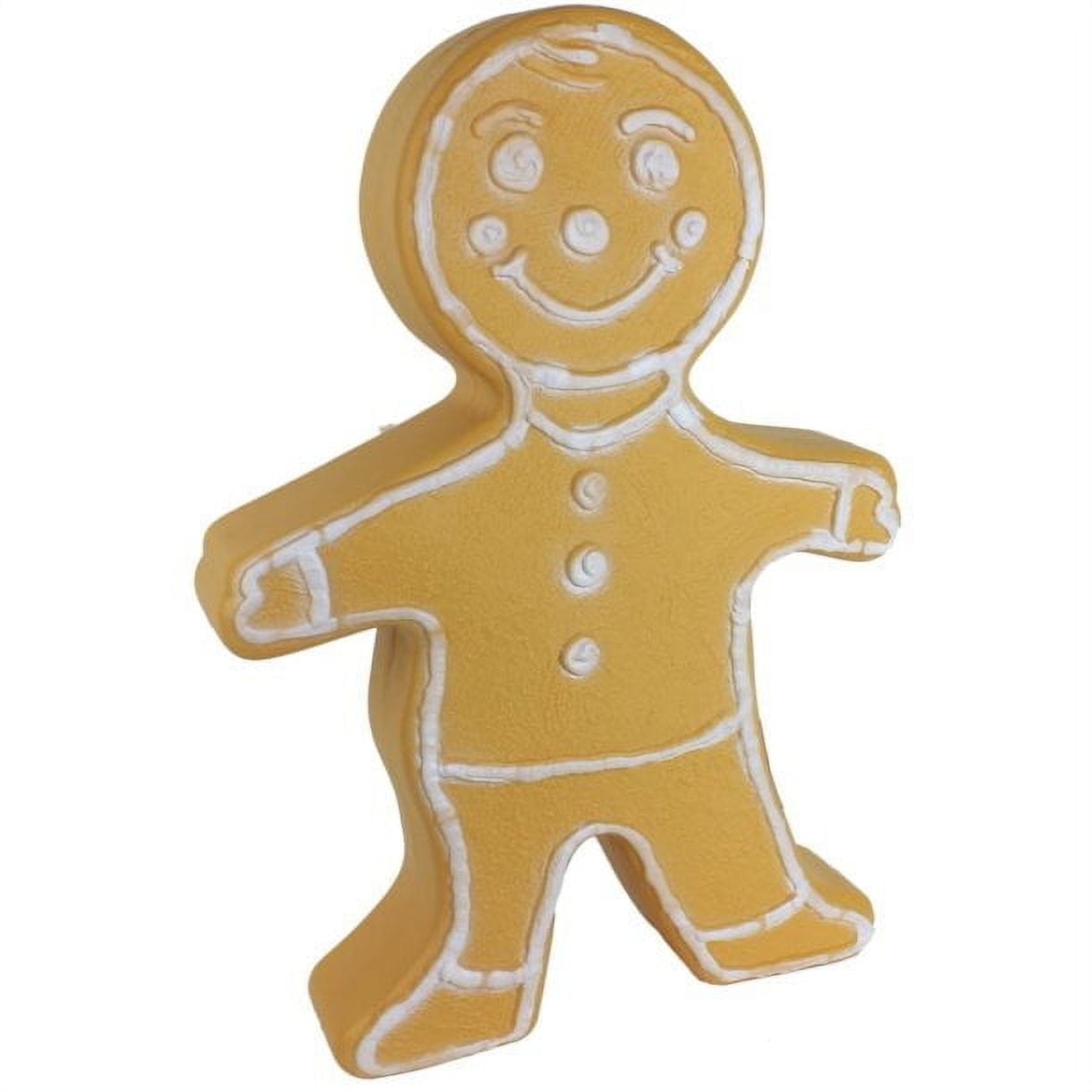 PMU Christmas Light-Up 6 Pcs Gingerbread Figure - Double Sided Blow ...