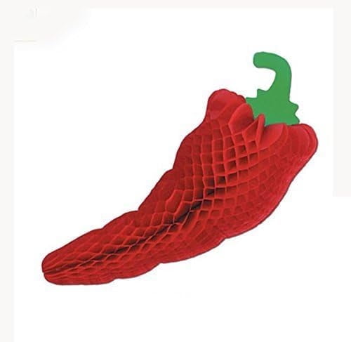 PMU Cinco de Mayo Tissue Red Chili Pepper 17in Party Accessory Mexican ...