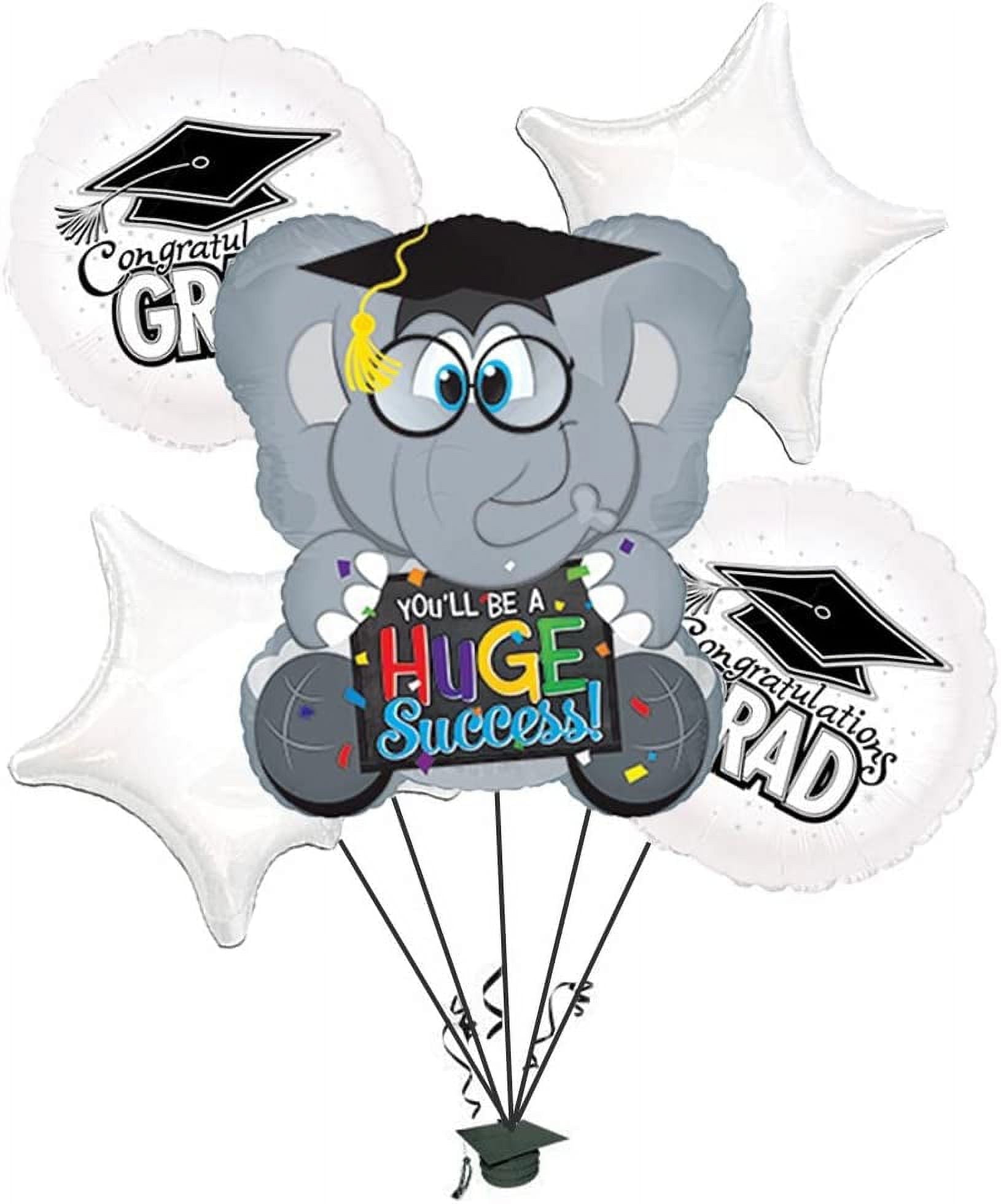 PMU Congrats Grad Balloon Bouquet | Graduation Decoration Mylar ...