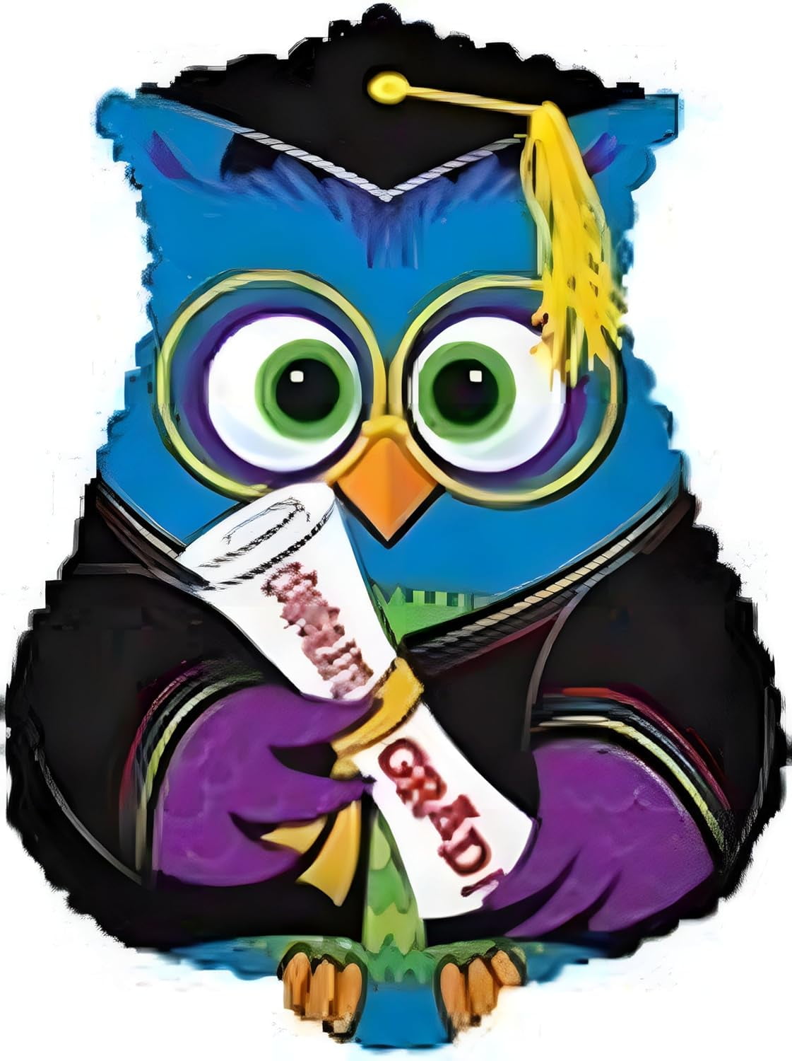 PMU Congrats Grad Owl Shape-a-loon Balloon, Graduation Decoration Mylar ...