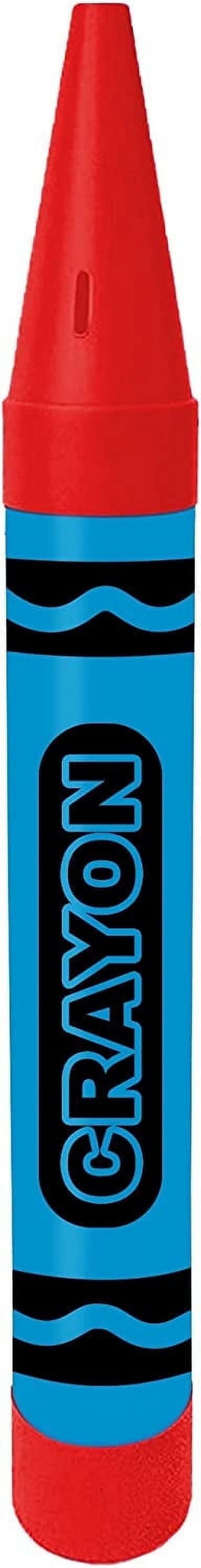 PMU 36 Inch Crayon Bank Giant Bi-Color Blue and Red Giant Crayon Piggy ...