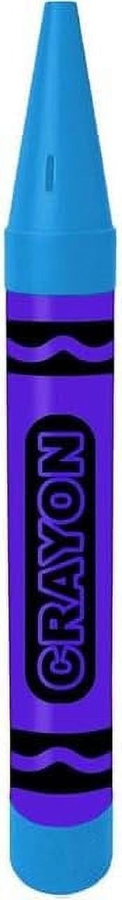PMU 36 Inch Crayon Bank Giant Bi-Color Purple and Turquoise - Giant ...