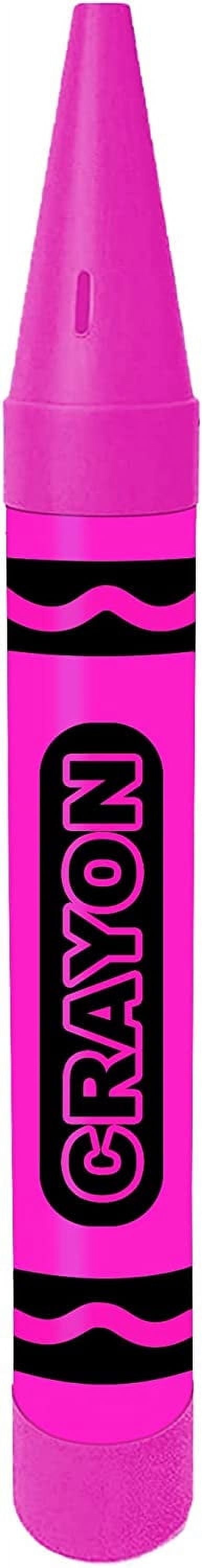 PMU Crayon Bank Giant 36 Inch Hot Pink- Giant Crayon Piggy Bank Jumbo ...