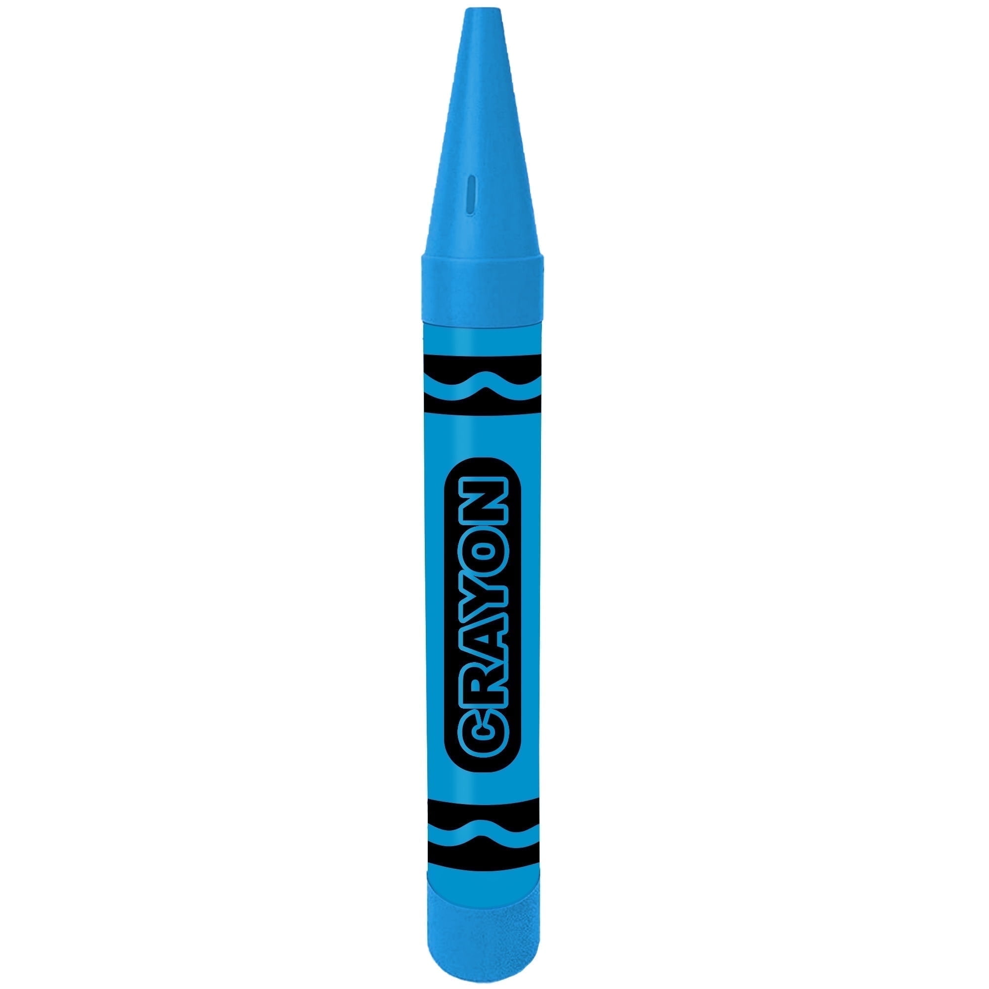 PMU Crayon Bank Giant 36 Inch Turquoise Blue- Giant Crayon Piggy Bank ...