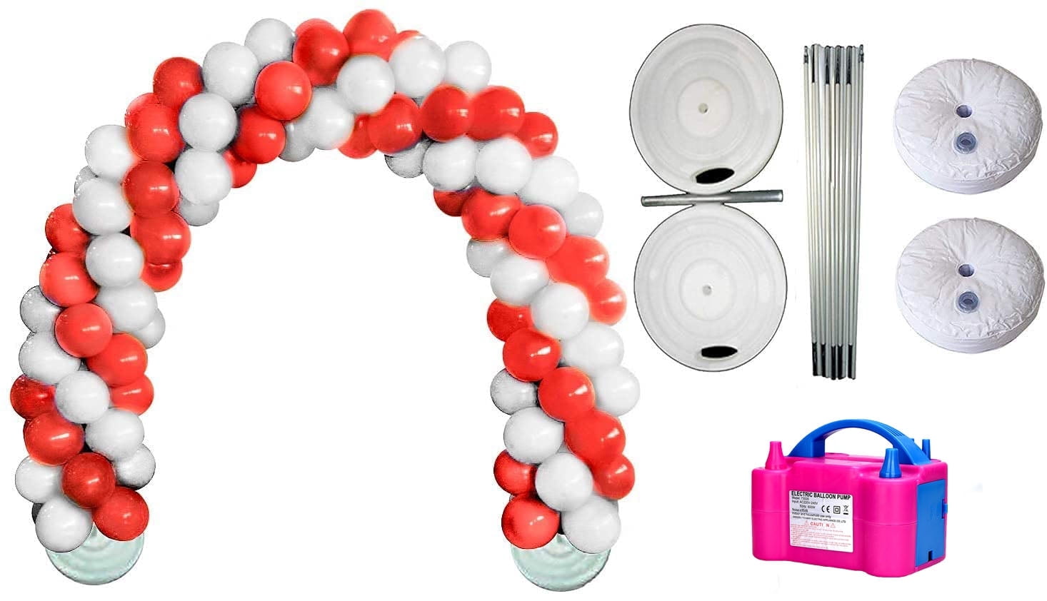 PMU DIY Professional Balloon Arch Premiere Kit (St. Valentine's Day Red ...