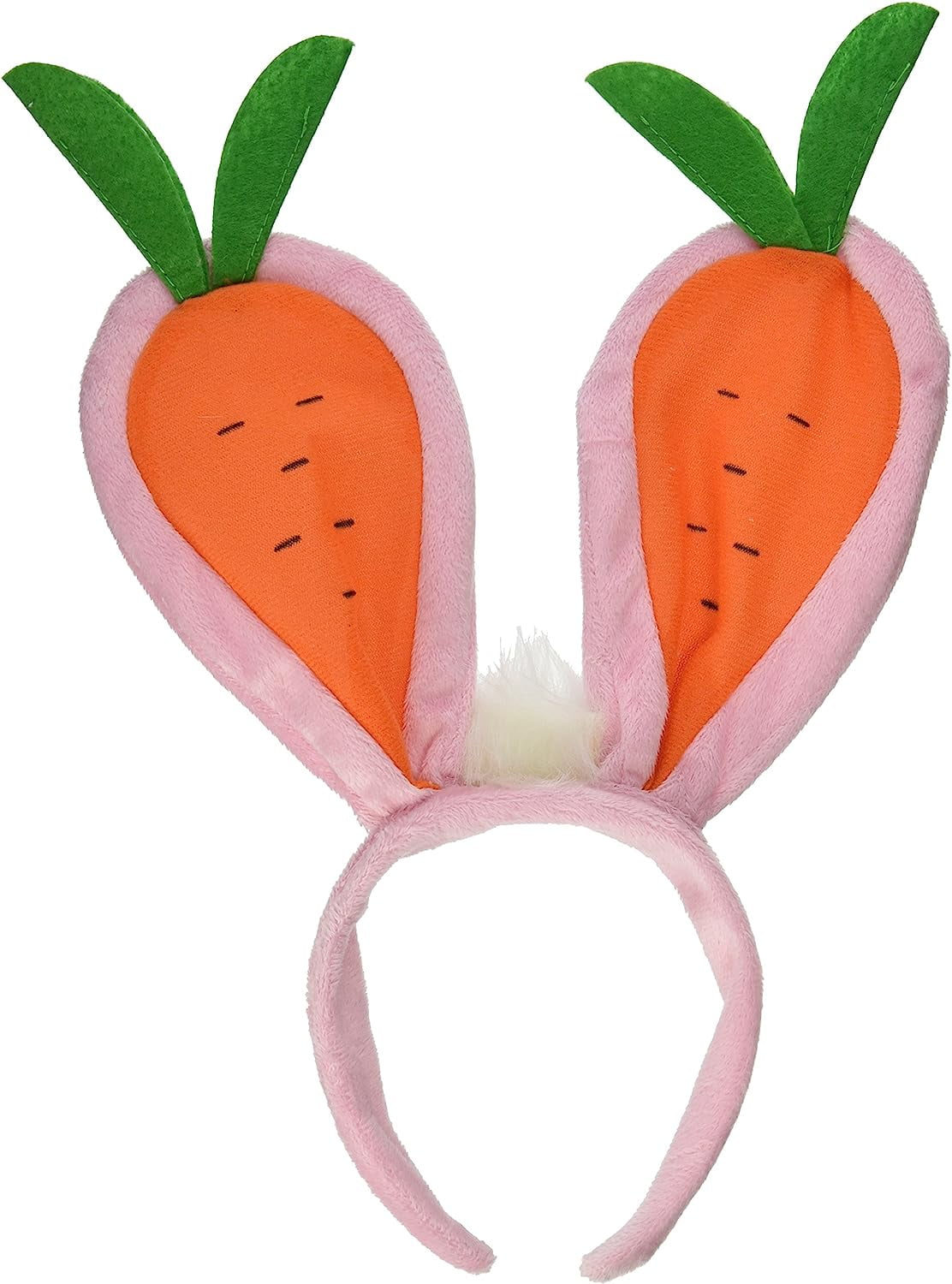 PMU Easter Celebrations Bunny Carrot Ears Headbands - Party Costume and ...