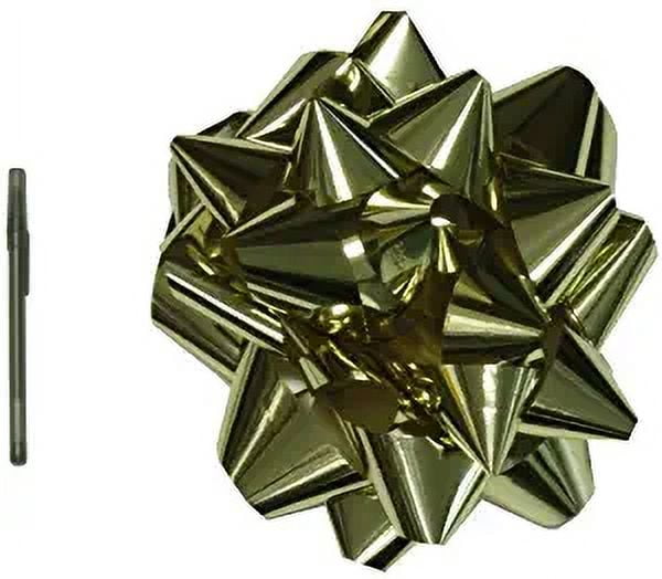 PMU Extra Large Gift Bow 13 Inch Gold Metallic Mega Bow for Cars ...