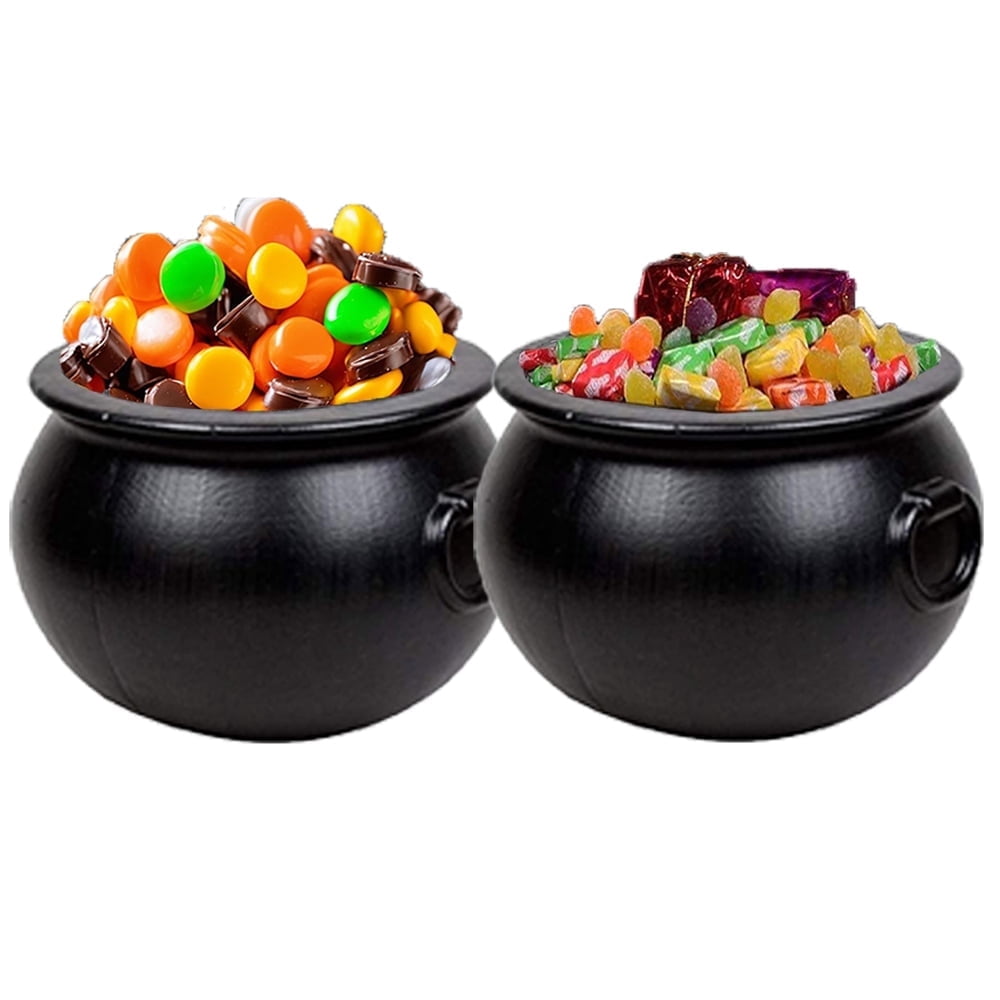 PMU Halloween 18 Inch Cauldron Plastic Bucket- Halloween Party Favors ...