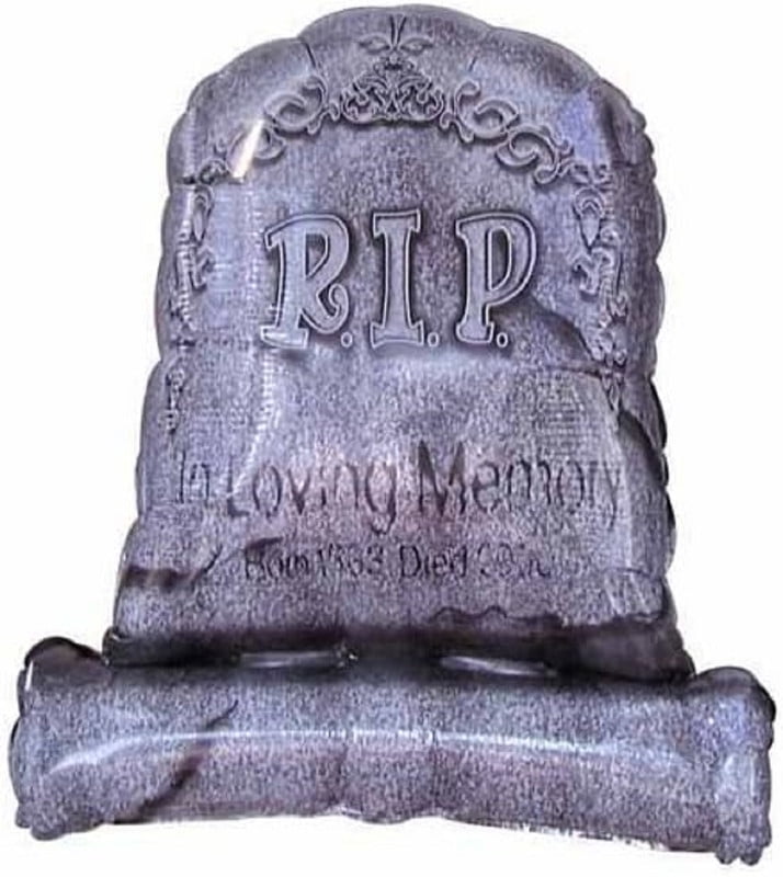 PMU Halloween 1pc Tombstone "RIP In Loving Memory" 30in Mylar Balloon ...