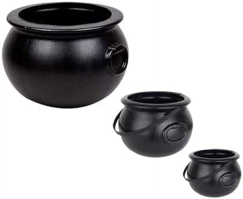 PMU Halloween Cauldron 3pc Set (1) 12 Inch (1) 8Inch and (1) 6 Inch ...