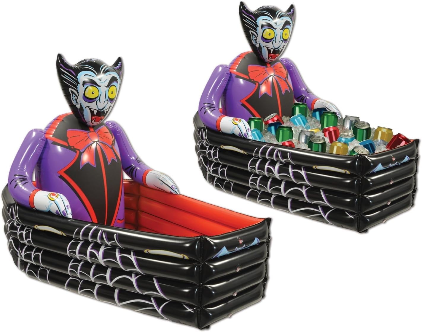 PMU Halloween Inflatable Vampire & Coffin Cooler Party Decoration 42in ...