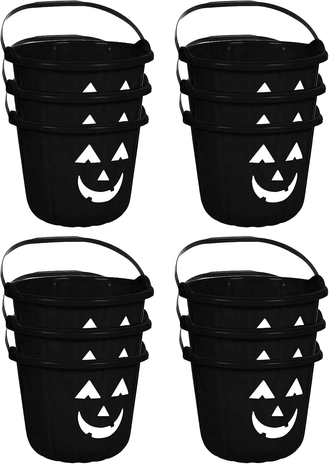 PMU Halloween Jack-O-Lantern Trick or Treat Pail Bucket - Candy Gift ...